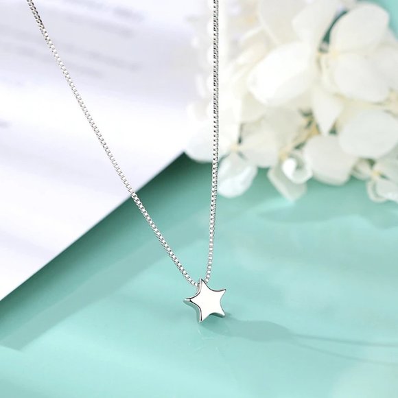 Jewelry | New Silver Simple Star Necklace | Poshmark